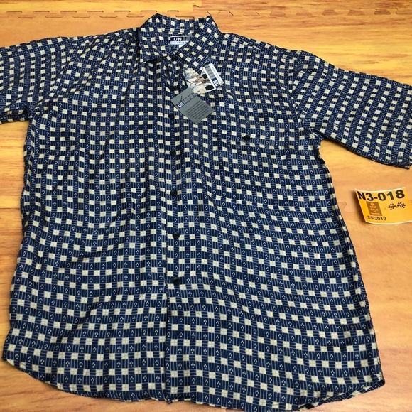 Untied | Shirts | Vintage Untied Men Silk Button Shirt M | Poshmark